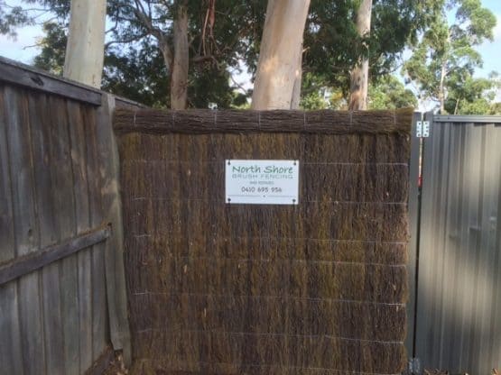 Brush Fence for West Pennant Hills Sports Complex - North Shore Brush ...